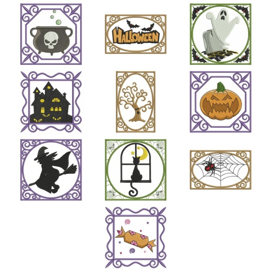 Halloween Squares | OregonPatchWorks