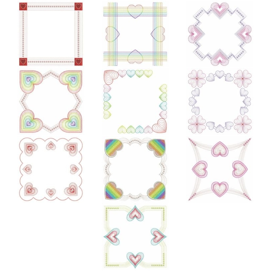 Heart Frames | OregonPatchWorks
