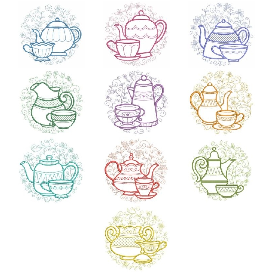 Outline Teatime | OregonPatchWorks