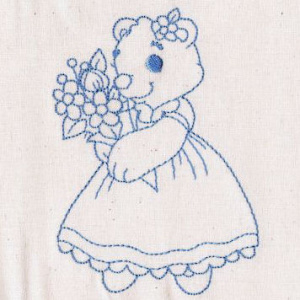 Dancing Redwork Bears | OregonPatchWorks