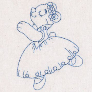 Dancing Redwork Bears | OregonPatchWorks